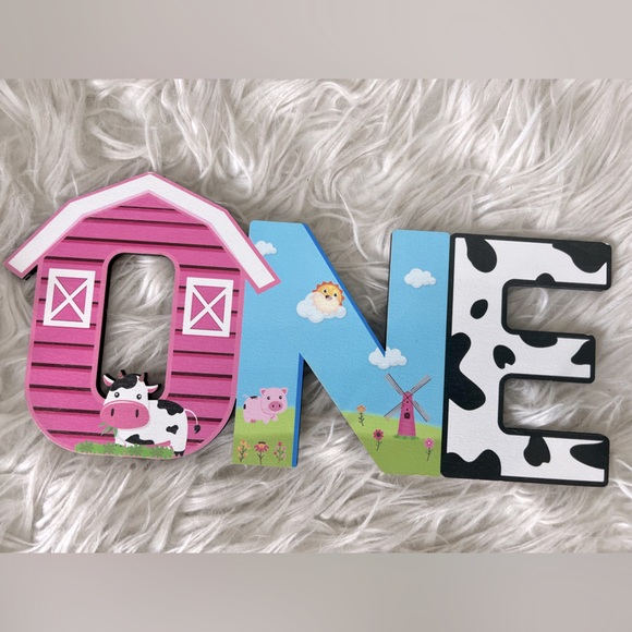 Holiday | New Baby Farm Theme One First Birthdayphotoshoot Decoration ...